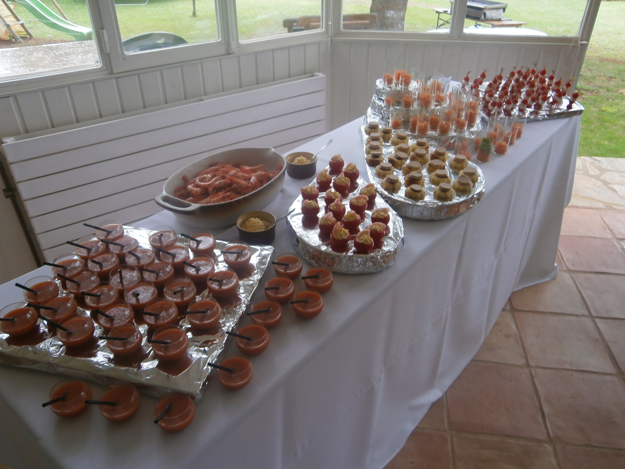 Buffet et verrines - Bruno Privat Traiteur